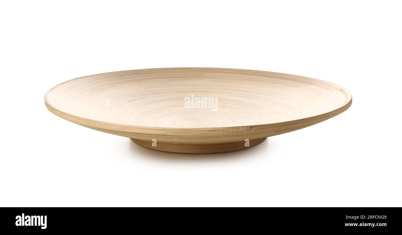 Clean plate isolated on white background Stock Photo - Alamy