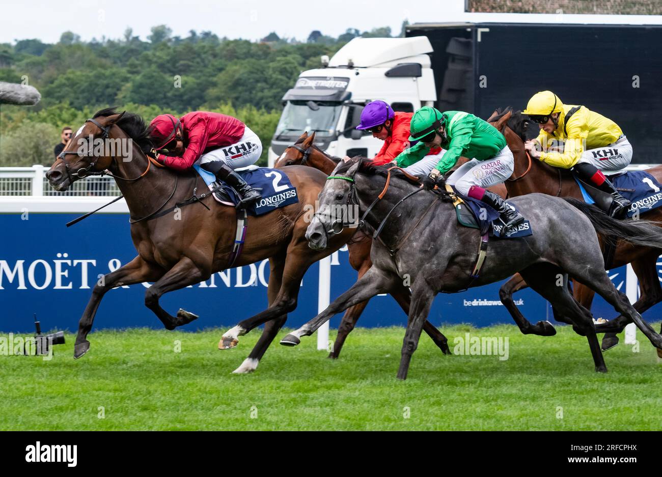 Random Harvest and jockey Saffie Osborne win the Group 3 Longines ...