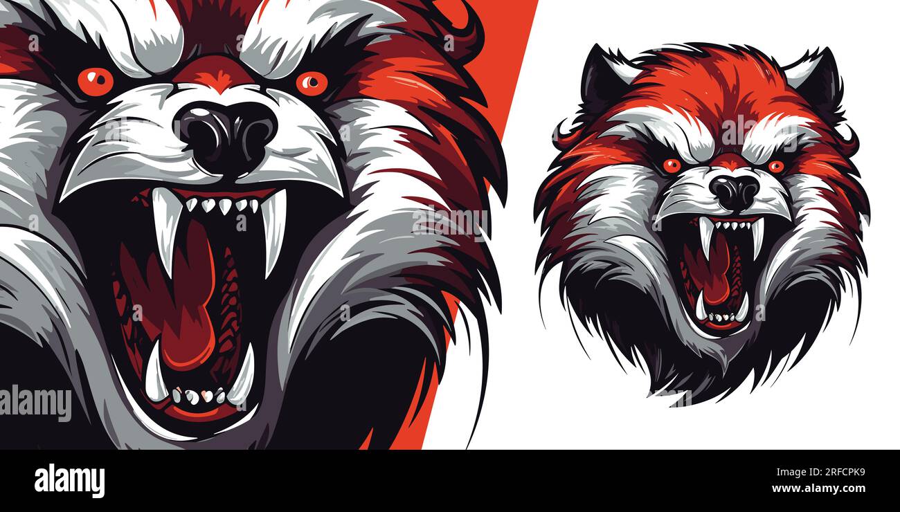 Roaring Red Panda Mascot: Elevate Your Sport & Esport Brand with a ...