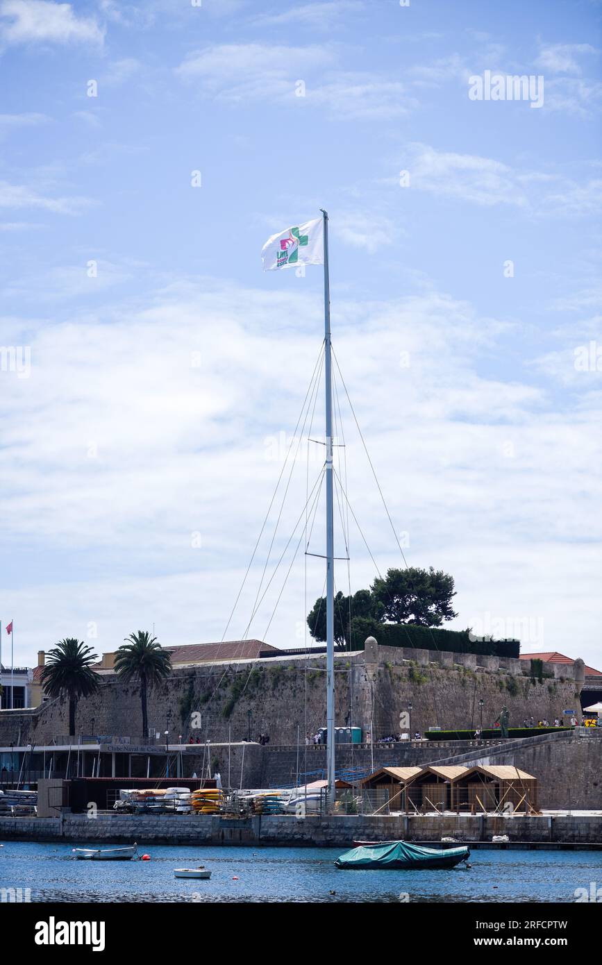 Cascais, Portugal - August 2, 2023: Catholic youngsters from multiple ...