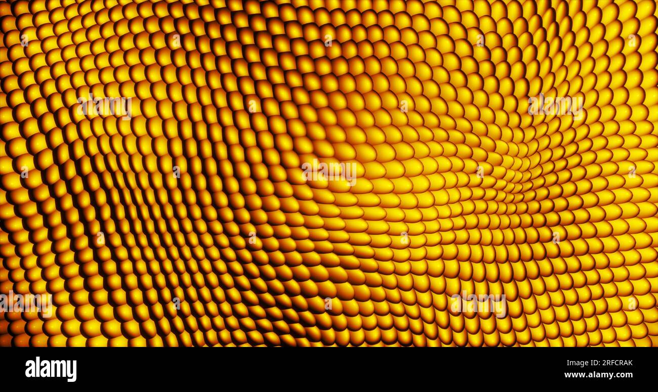 Abstract background with waves of iridescent moving snake scales ...