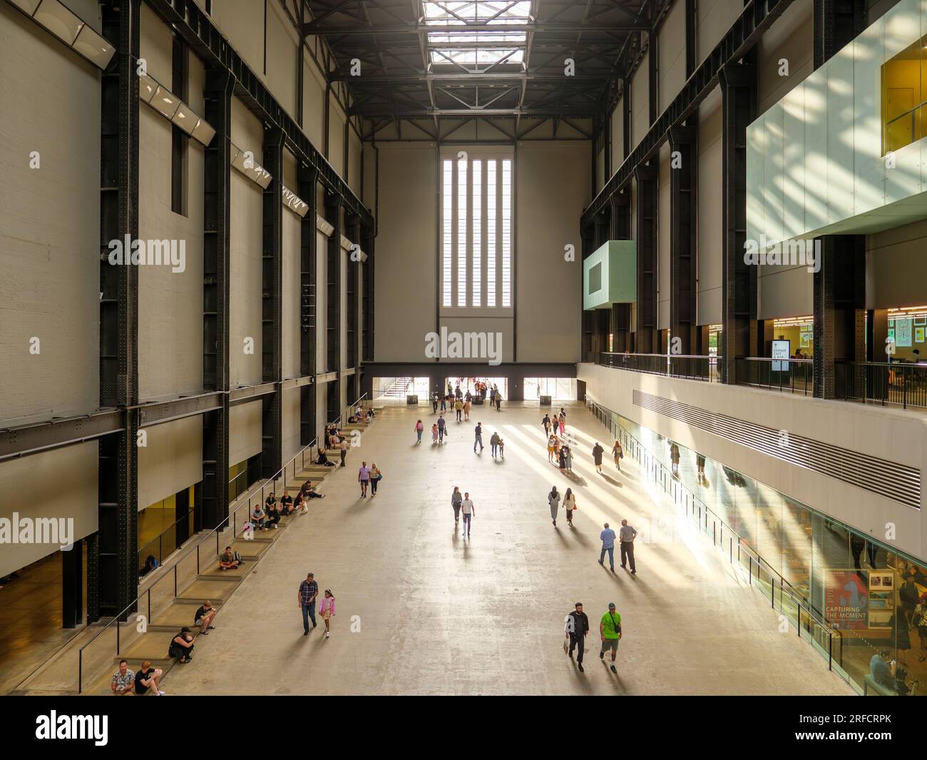 Interior of the Turbine Hall at Tate Modern, London, UK Stock Photo - Alamy