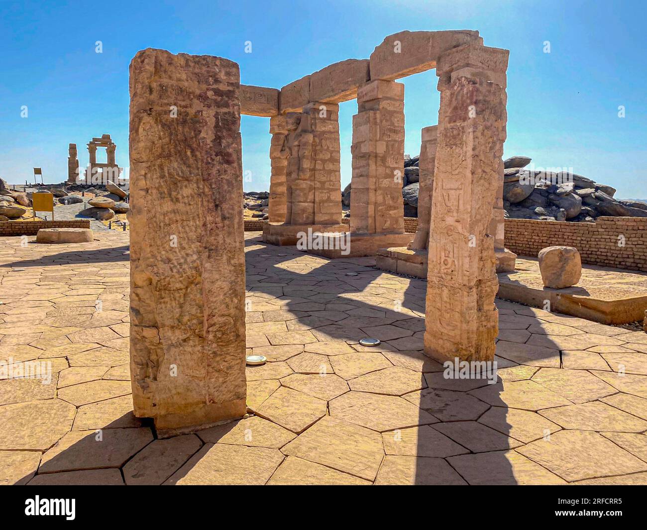 Temple of Kalabsha, Temple of Mandulis. Ancient Egyptian temple, Nubian ...