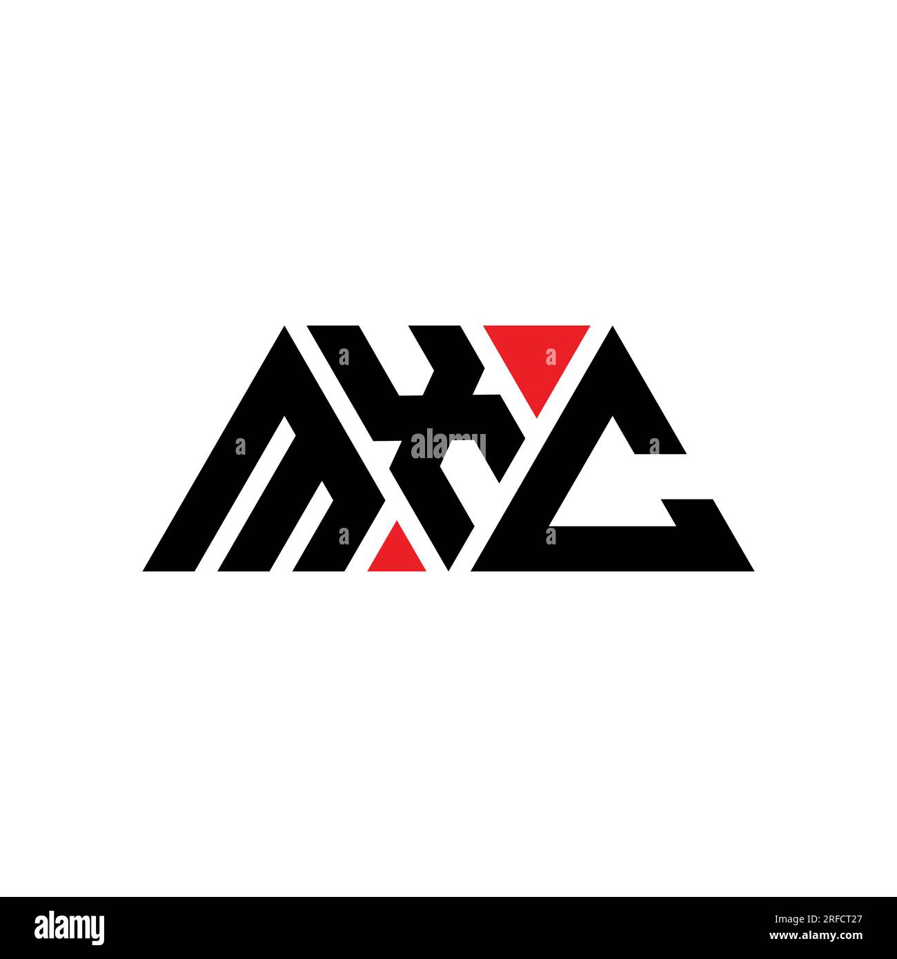 MXC triangle letter logo design with triangle shape. MXC triangle logo ...