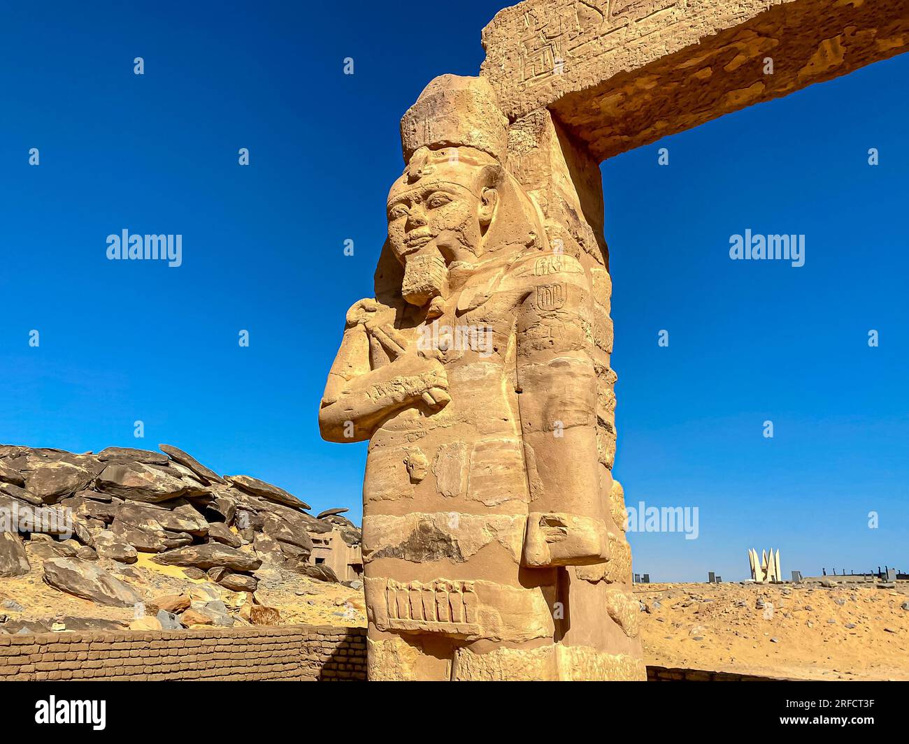 Temple of Kalabsha, Temple of Mandulis. Ancient Egyptian temple, Nubian ...