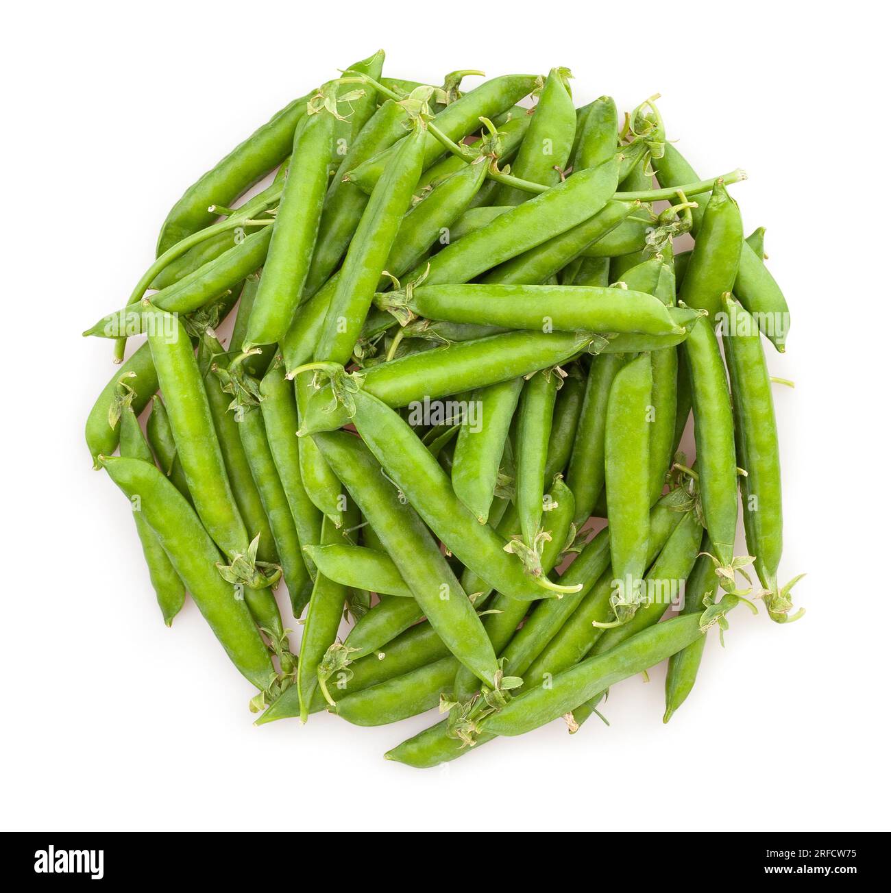 Fresh green peas top Cut Out Stock Images & Pictures - Alamy