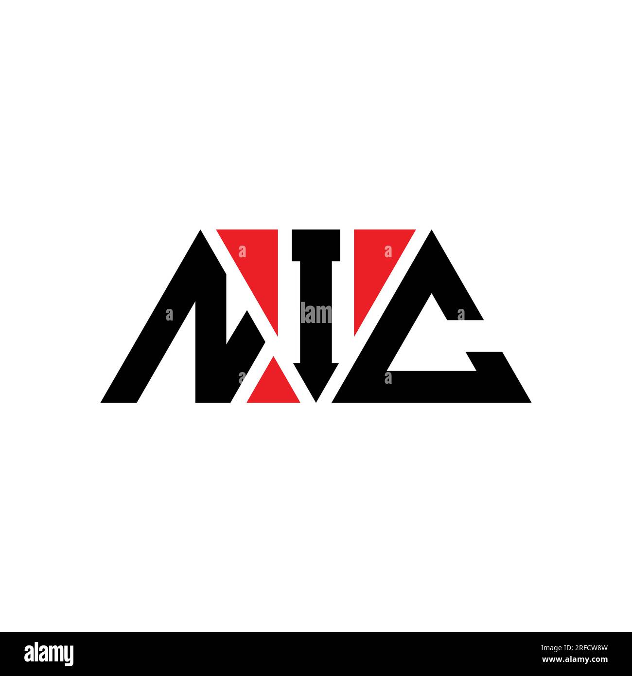 Nic font Stock Vector Images - Alamy