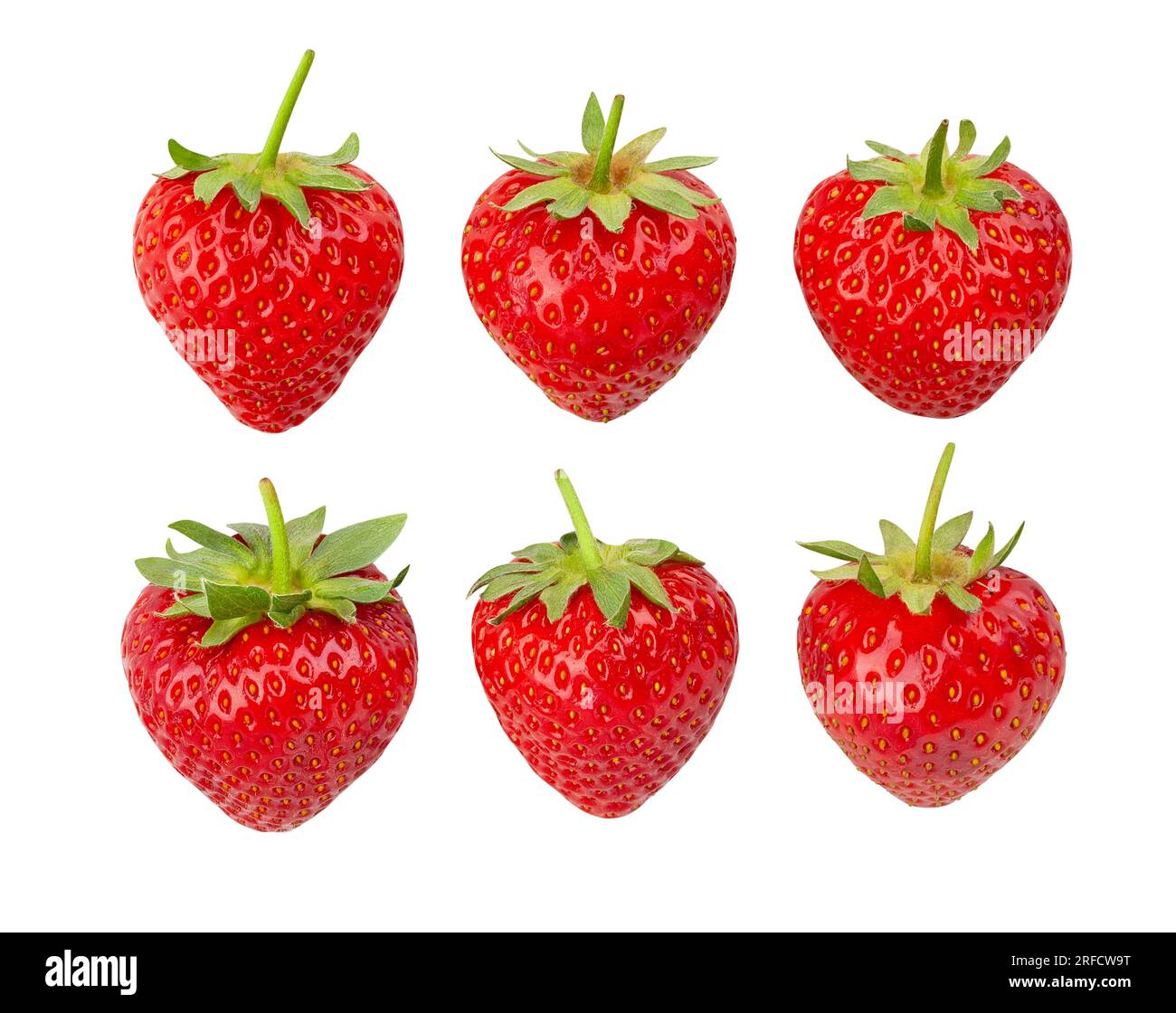 strawberry path isolated on white Stock Photo - Alamy