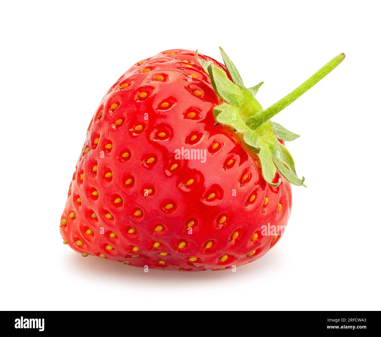 strawberry path isolated on white Stock Photo - Alamy
