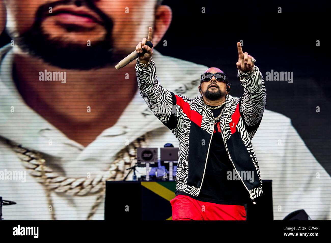 Skanderborg, Denmark. 02nd Aug, 2023. The Jamaican dancehall singer and ...