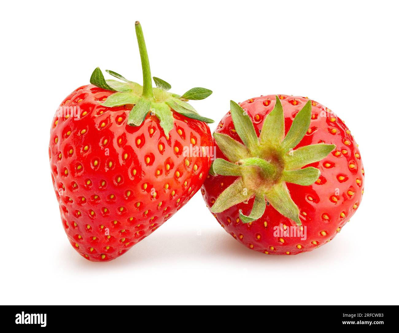 strawberry path isolated on white Stock Photo - Alamy