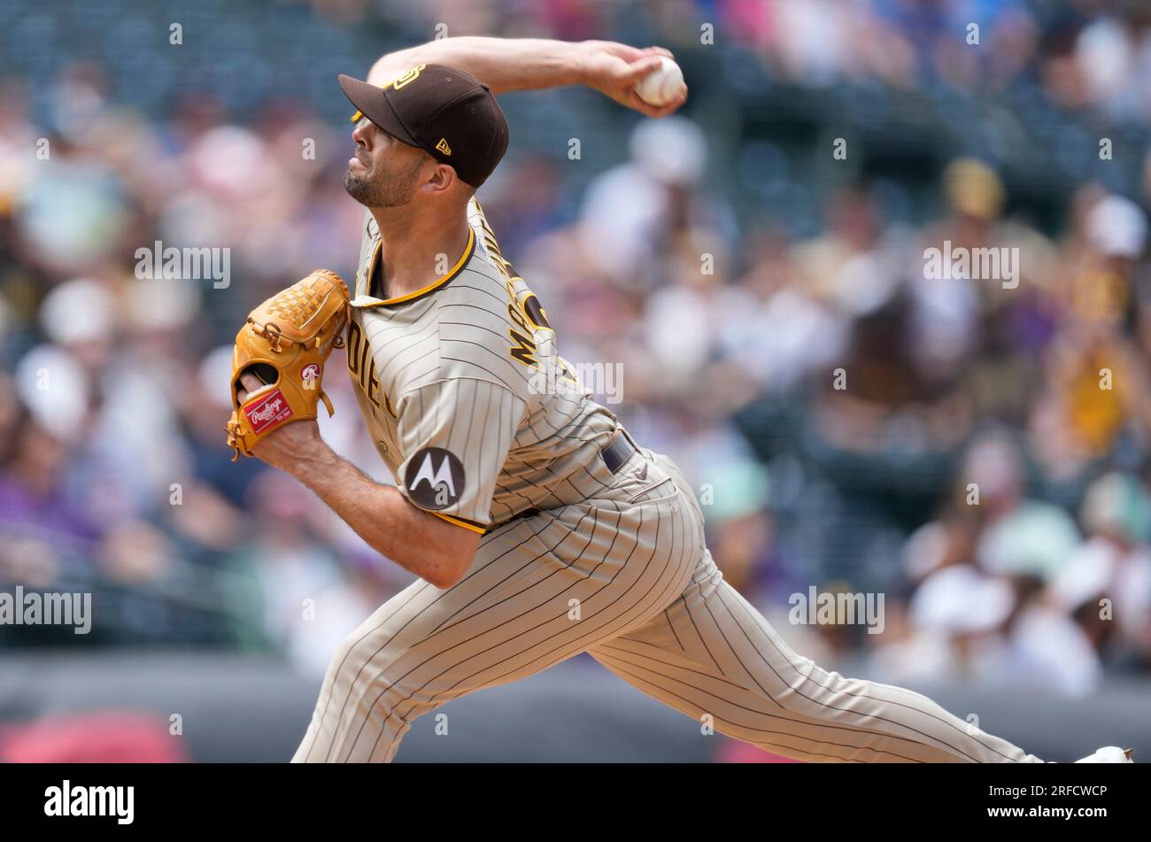 San Diego Padres starting pitcher Nick Martinez works against the ...