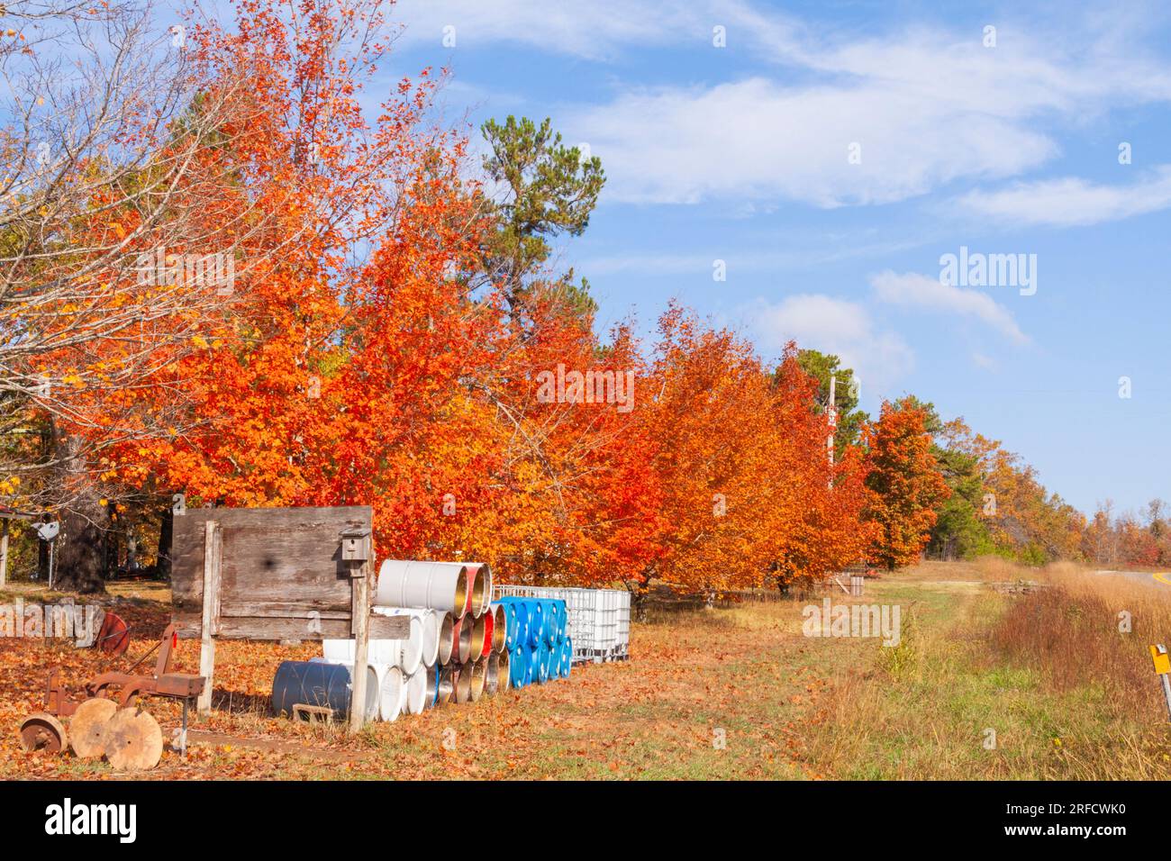 Autumn Color in Arkansas on scenic highway 7. This famous drive for ...