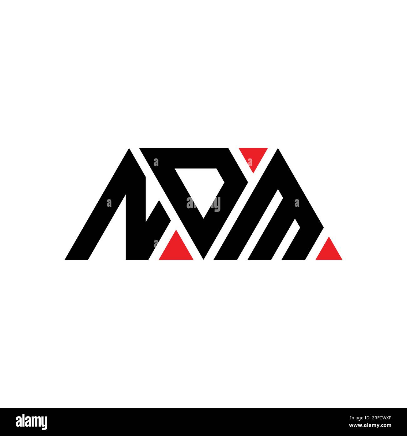 Ndm logo design Cut Out Stock Images & Pictures - Alamy