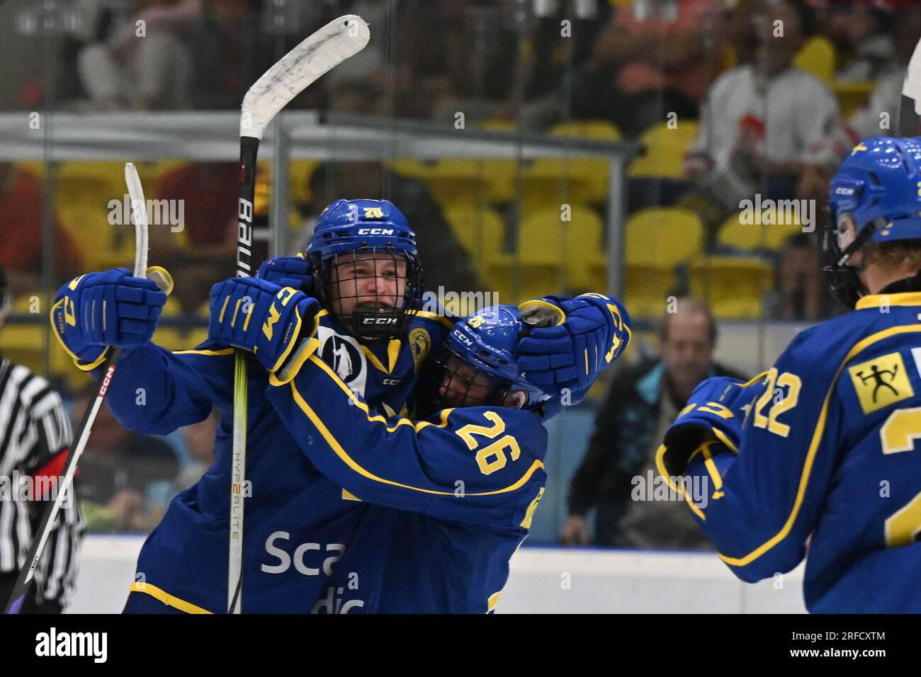 Breclav, Czech Republic. 02nd Aug, 2023. (L-R) Alfons Freij, Alexander ...
