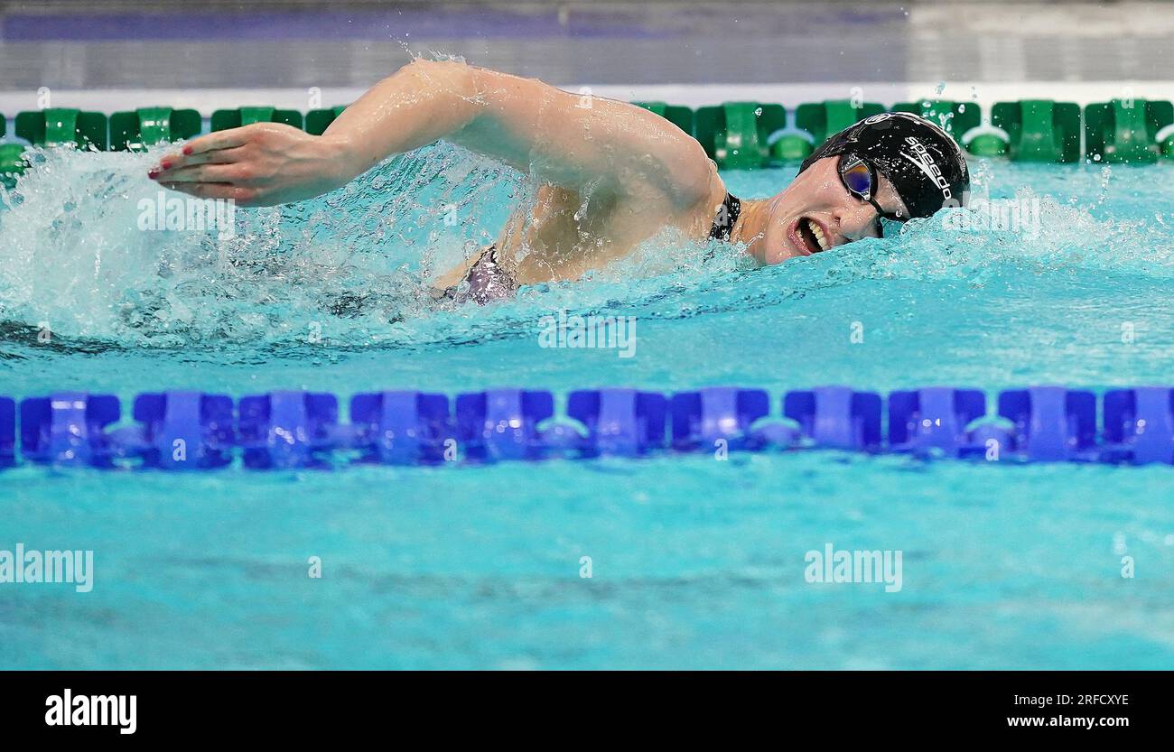 Great Britain's Rebecca Redfern in action during the final of the Women ...