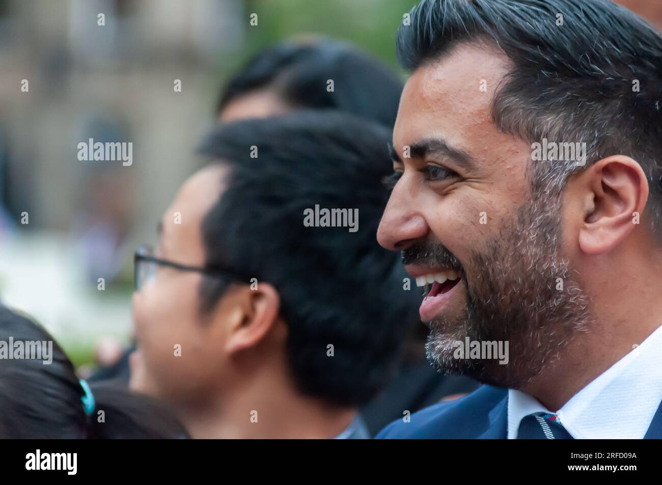 Glasgow, Scotland, UK. 2nd August, 2023. Humza Yousaf MSP First ...