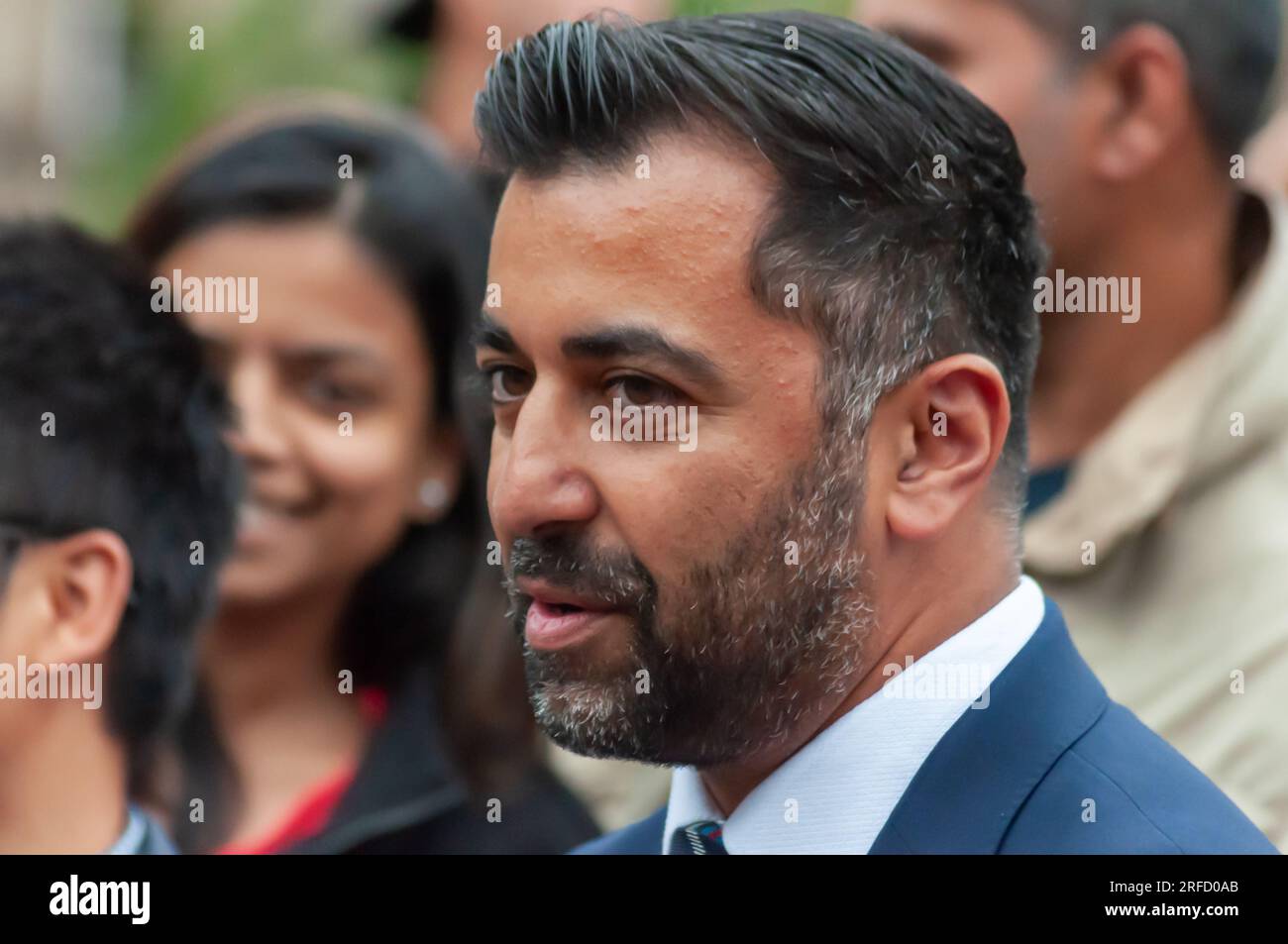 Glasgow, Scotland, UK. 2nd August, 2023. Humza Yousaf MSP First ...