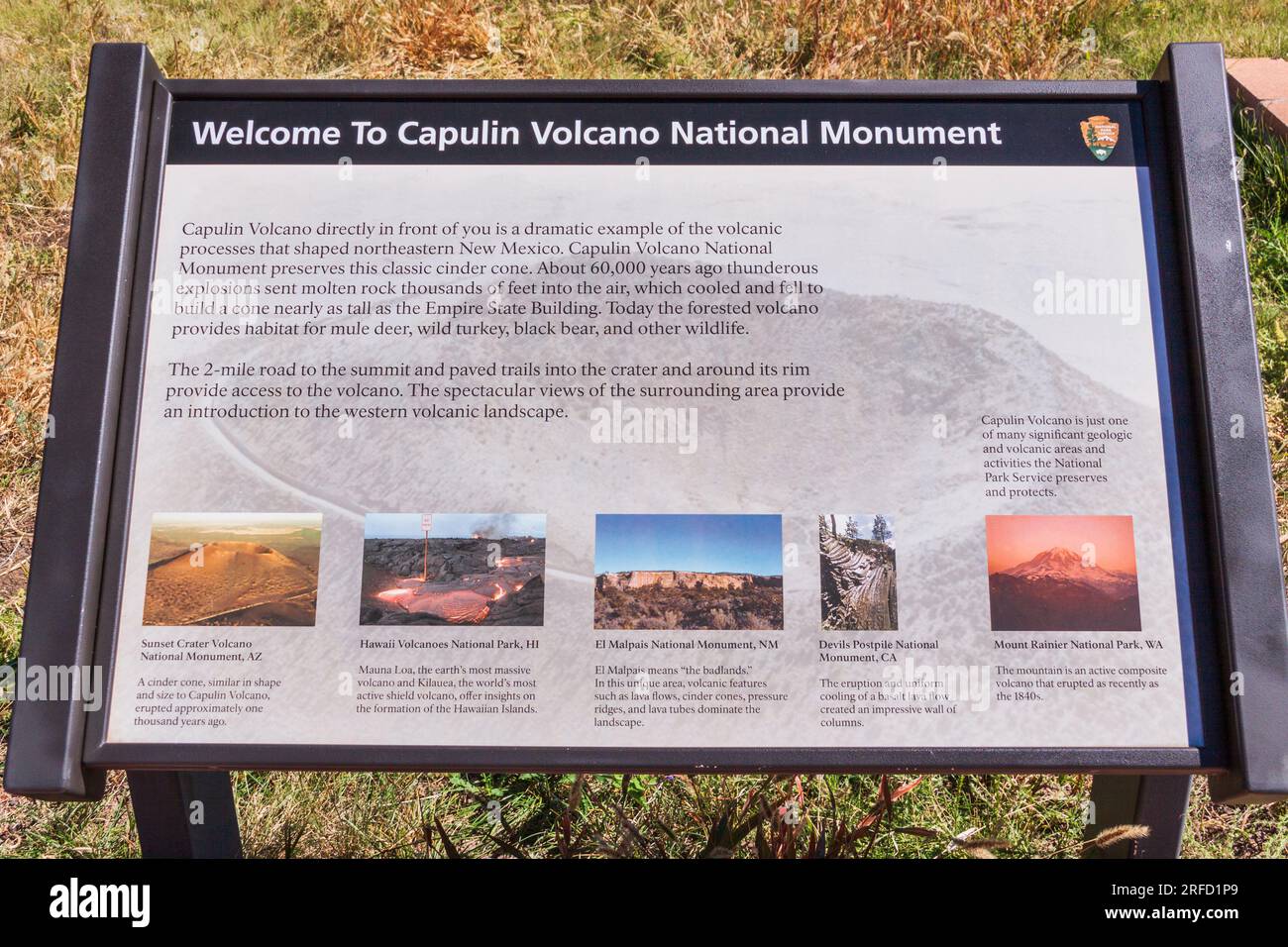 Visitor's Center at Capulin Volcano National Monument in New Mexico ...