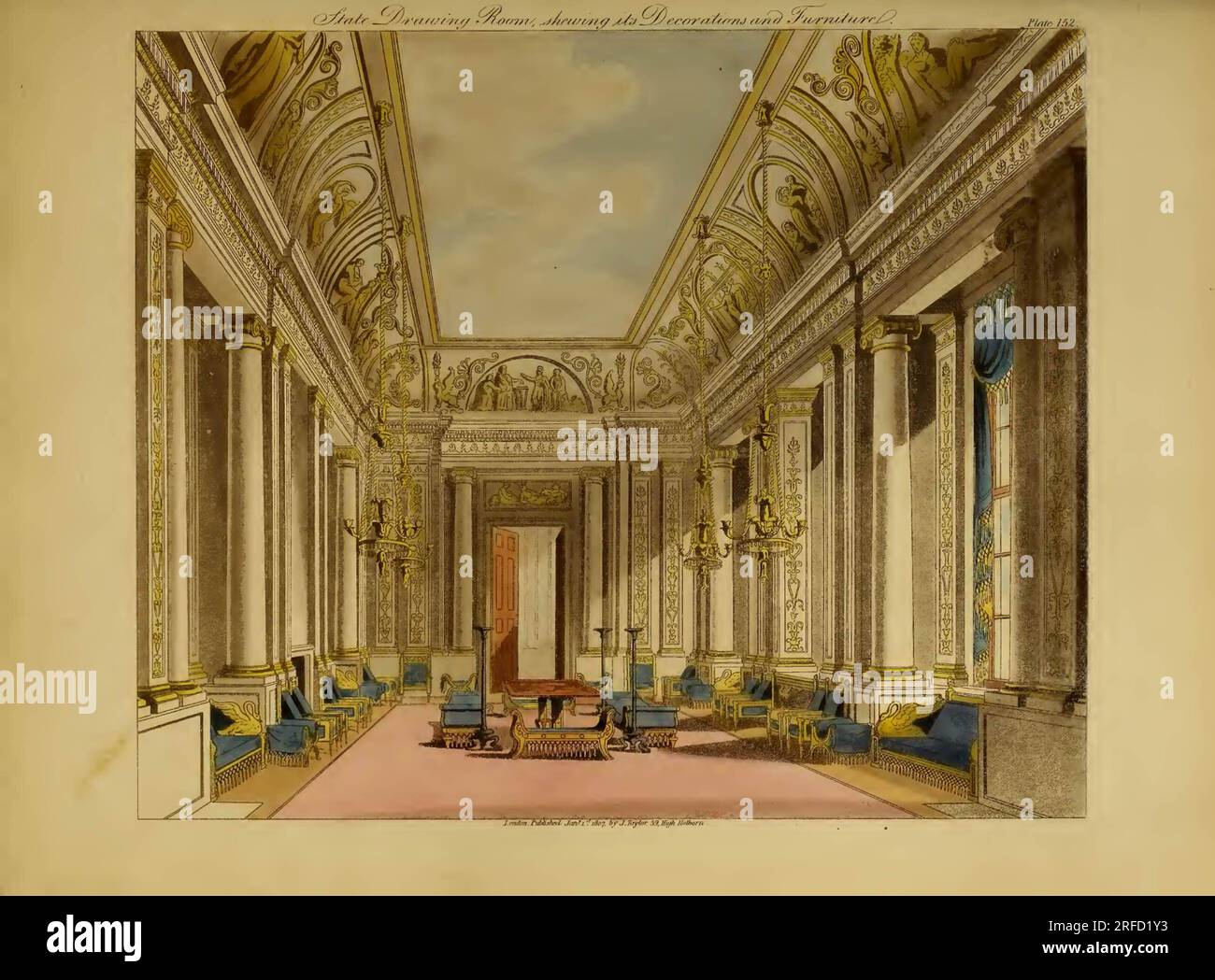 Collection of designs for household furniture and interior decoration ...