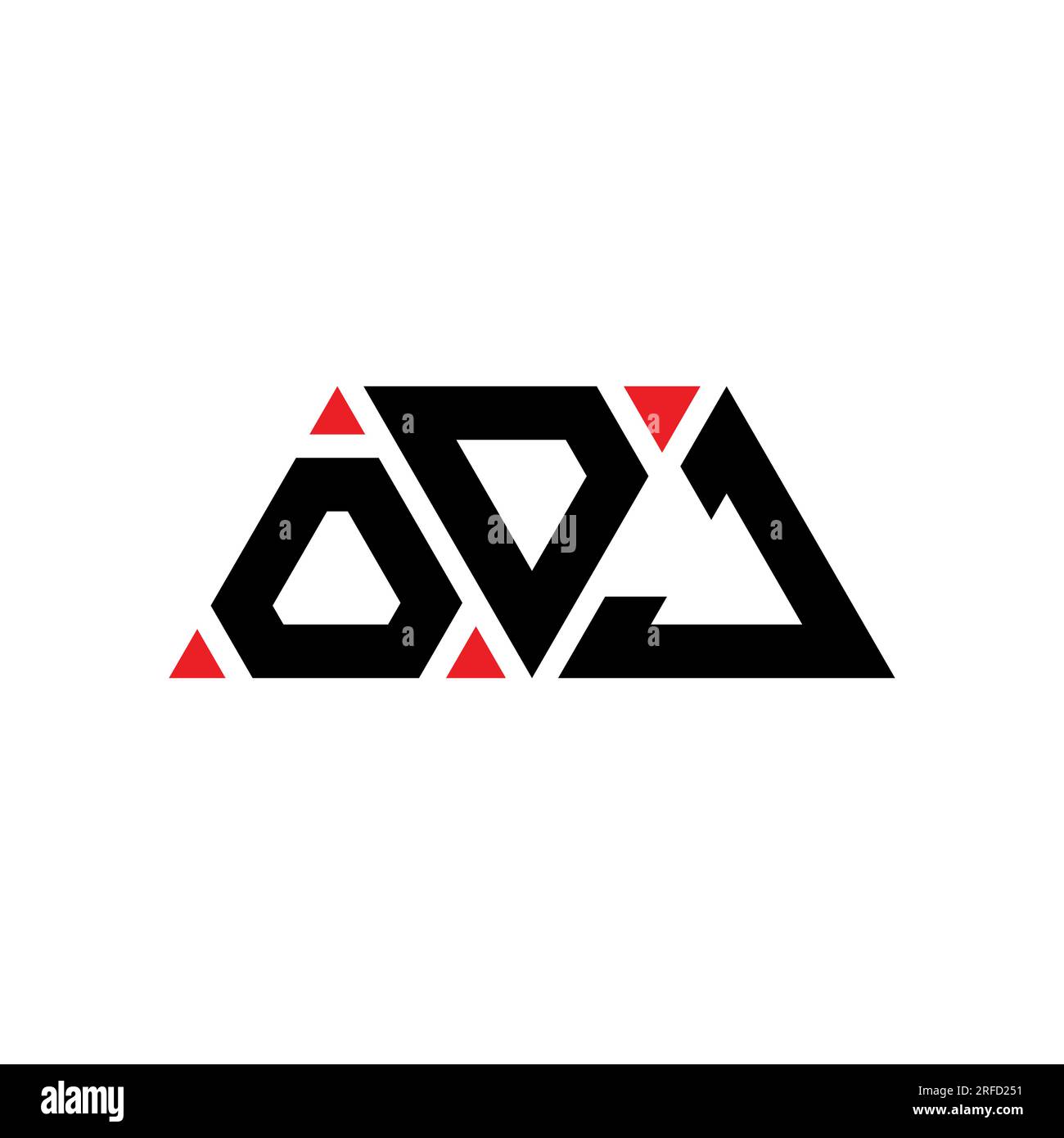 Odj logo design hi-res stock photography and images - Alamy