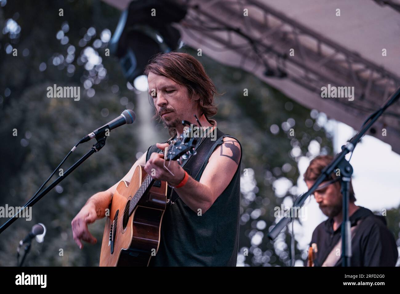 Stockholm, Sweden, 08 02 2023. Concert by indie rock band Bob Hund ...