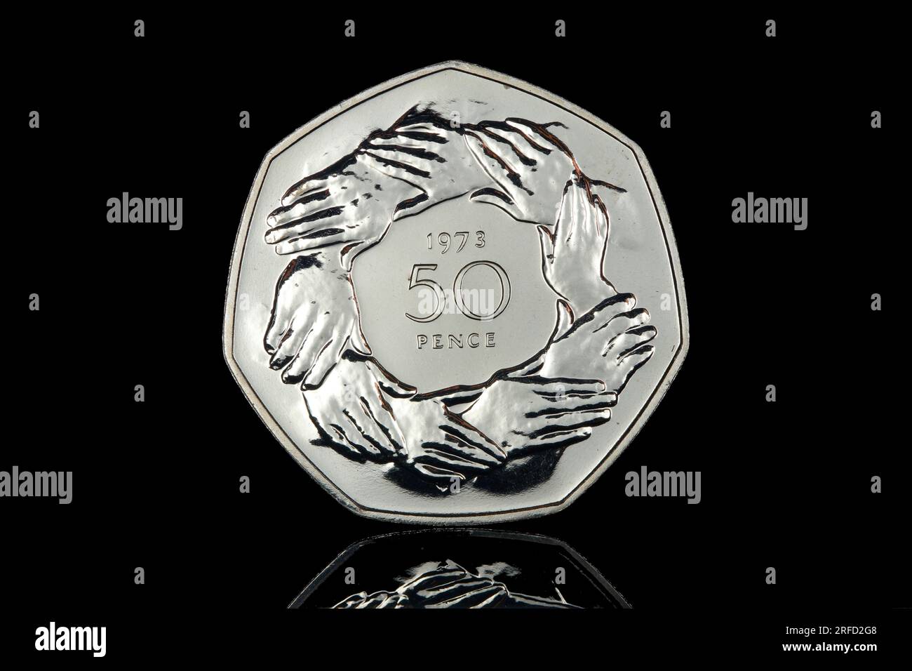 1973 fifty pence hi-res stock photography and images - Alamy