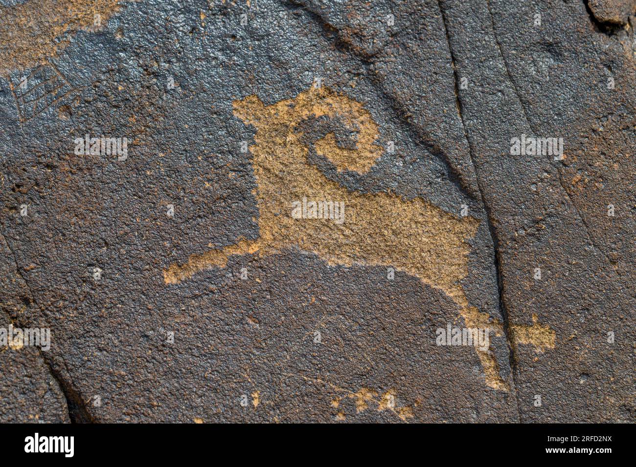 The Khavtsgait Petroglyphs dating from between 8000 BC and 3000 BC in ...
