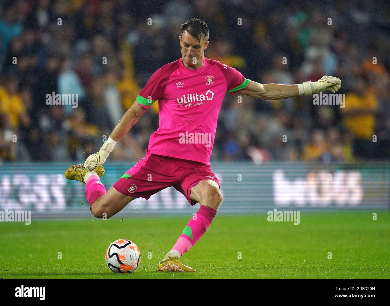 Luton Town goalkeeper Matt Macey during the pre-season friendly match ...