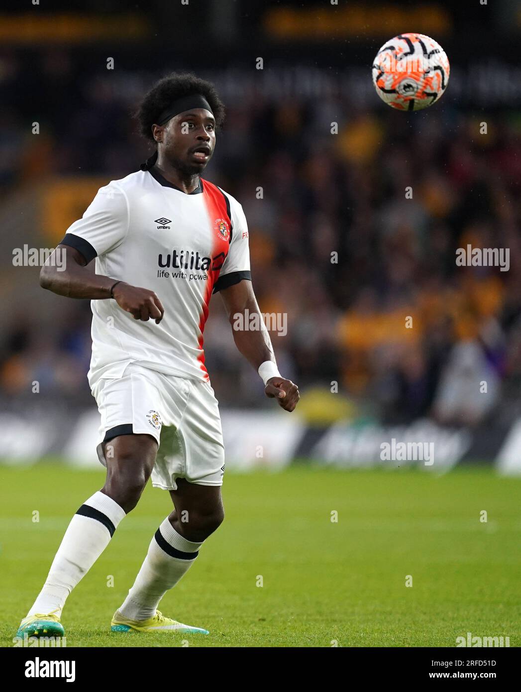 Luton Town's Pelly Ruddock Mpanzu during the pre-season friendly match ...