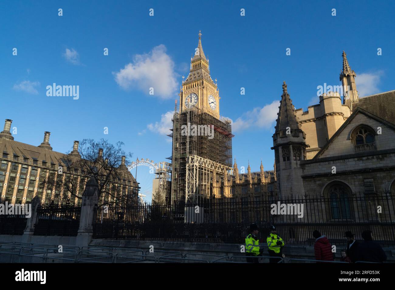 Conservation of Elizabeth Tower and Big Ben Stock Photo - Alamy