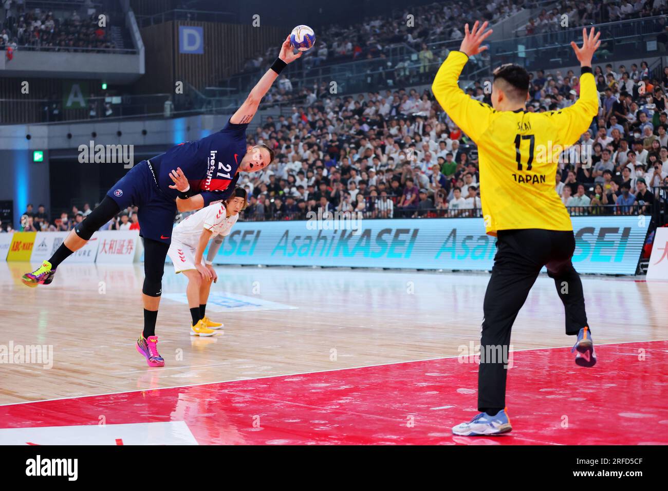Ariake Arena Tokyo, Japan. 2nd Aug, 2023. Kamil Syprzak (PSG), AUGUST 2 ...