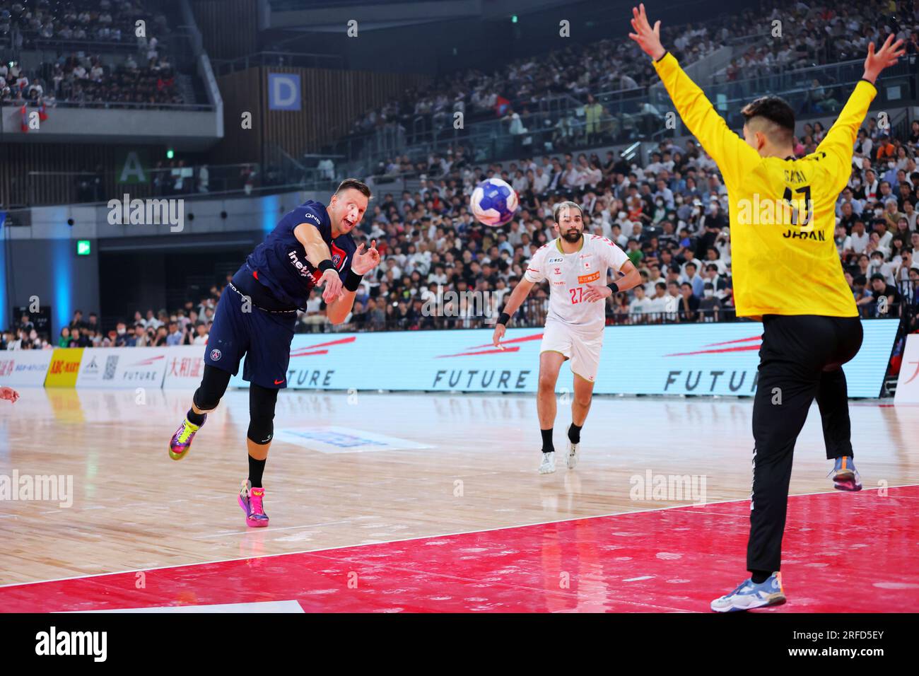 Ariake Arena Tokyo, Japan. 2nd Aug, 2023. Kamil Syprzak (PSG), AUGUST 2 ...
