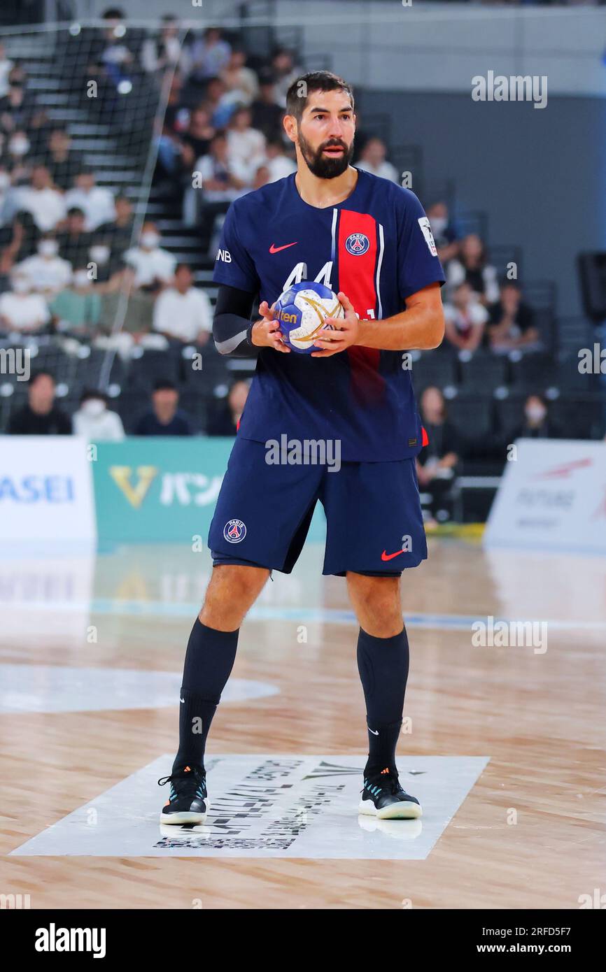 Ariake Arena Tokyo, Japan. 2nd Aug, 2023. Nikola Karabatic (PSG ...