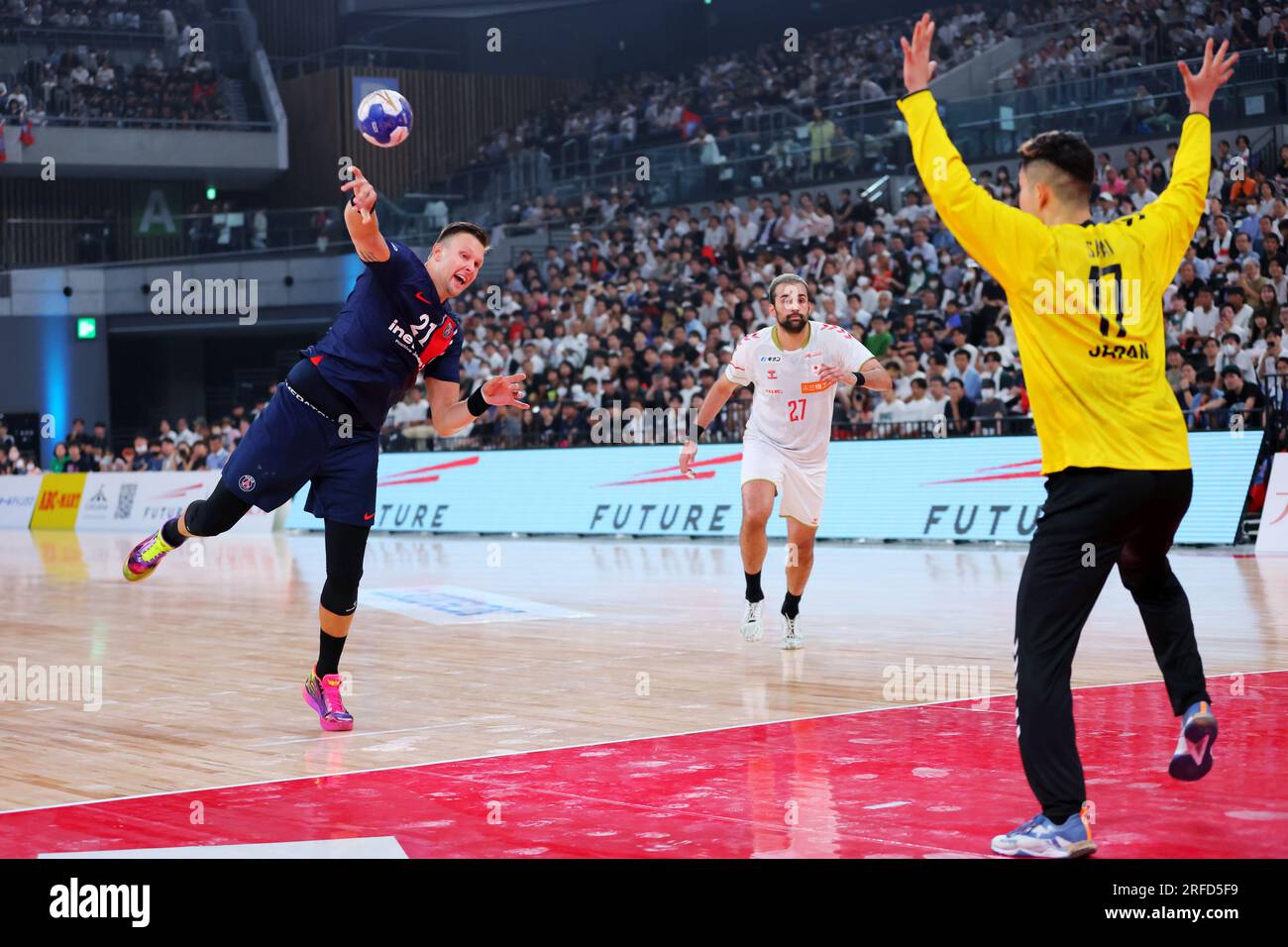 Ariake Arena Tokyo, Japan. 2nd Aug, 2023. Kamil Syprzak (PSG), AUGUST 2 ...