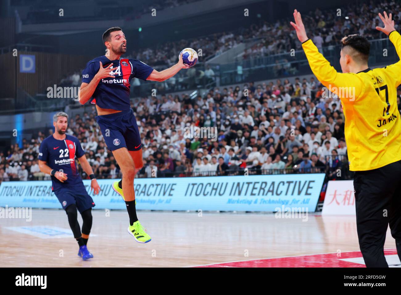Ariake Arena Tokyo, Japan. 2nd Aug, 2023. Ferran Sole Sala (PSG ...
