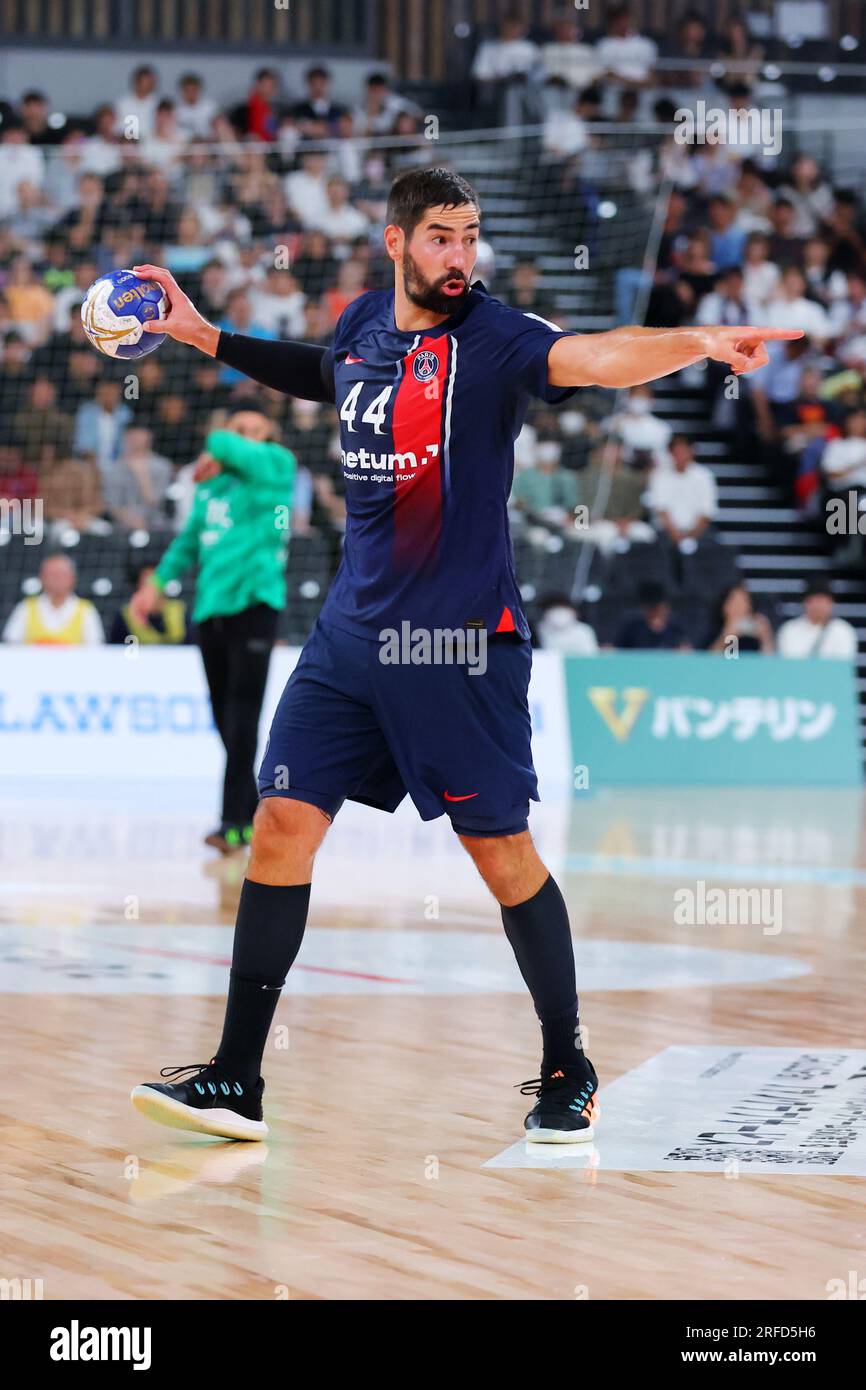Ariake Arena Tokyo, Japan. 2nd Aug, 2023. Nikola Karabatic (PSG ...