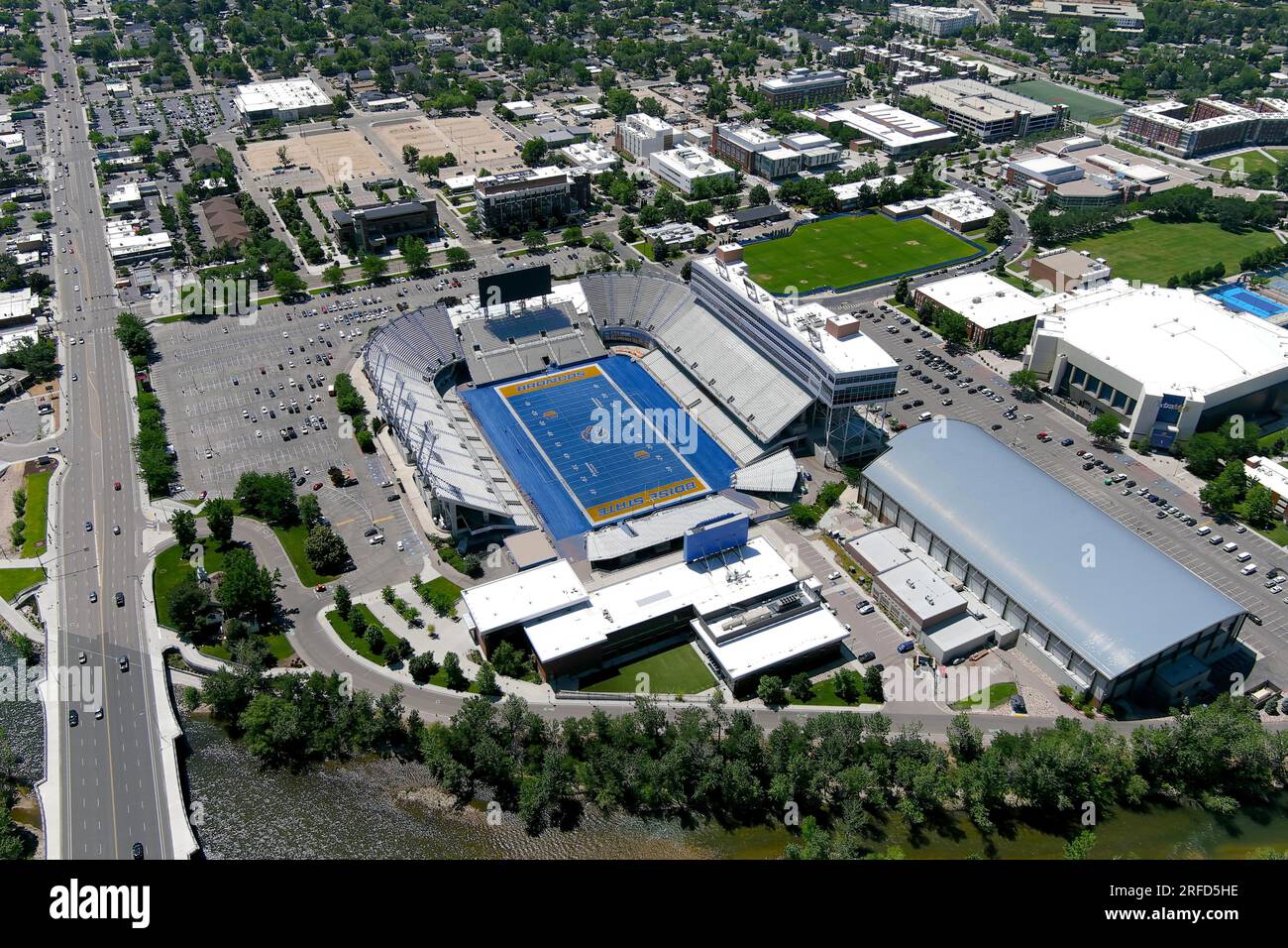 Albertsons stadium aerial hi-res stock photography and images - Alamy