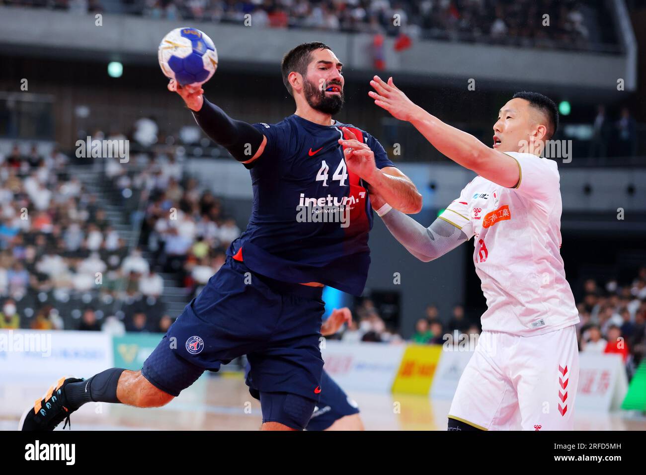 Ariake Arena Tokyo, Japan. 2nd Aug, 2023. Nikola Karabatic (PSG ...
