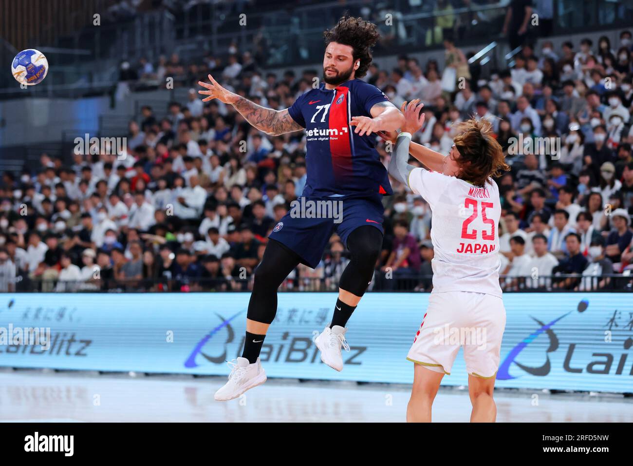 Ariake Arena Tokyo, Japan. 2nd Aug, 2023. Elohim Prandi (PSG), AUGUST 2 ...