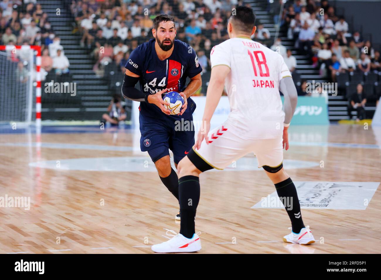 Ariake Arena Tokyo, Japan. 2nd Aug, 2023. Nikola Karabatic (PSG ...