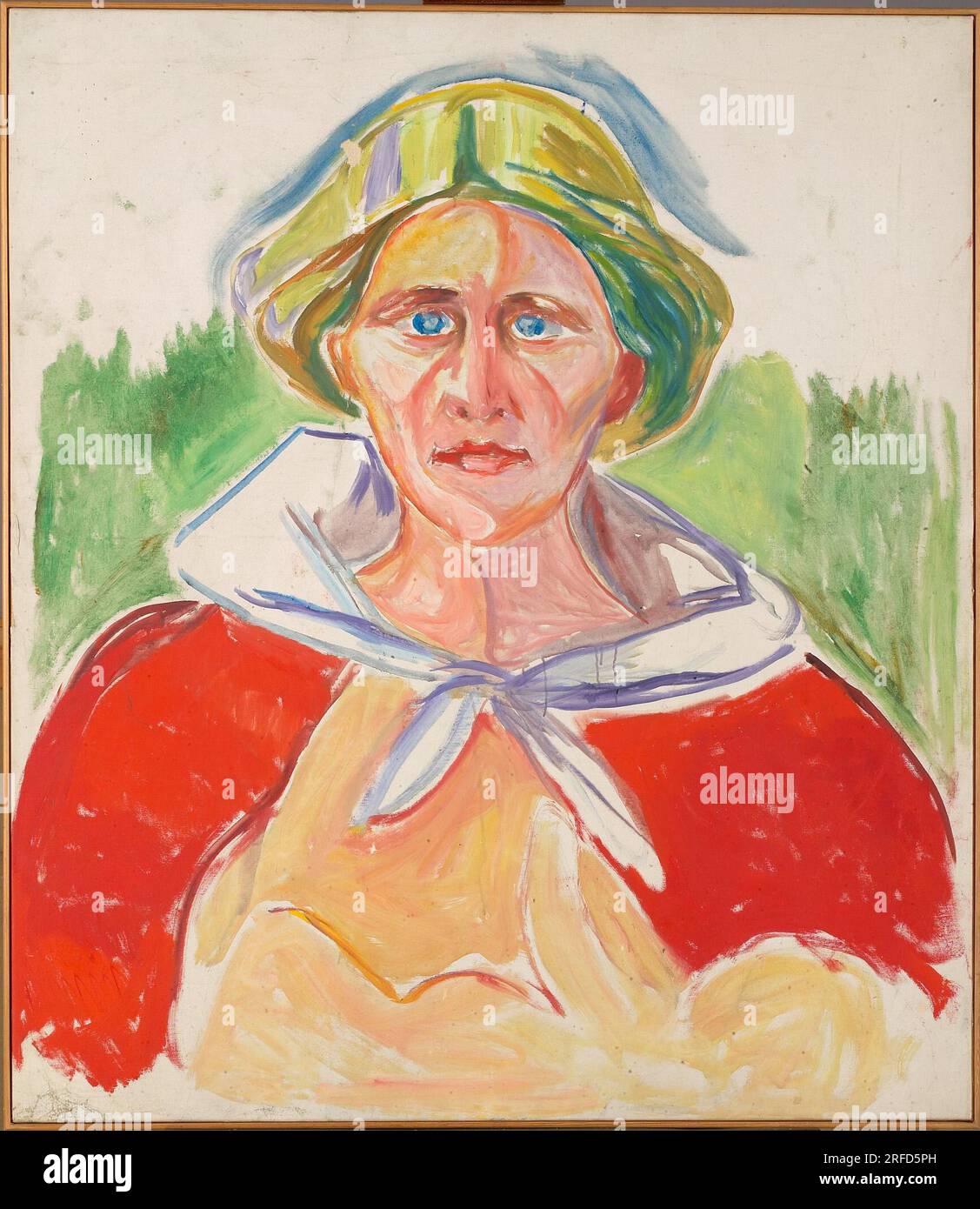 Alma Mater: Portrait Study from 1914 until 1916 by Edvard Munch Stock ...