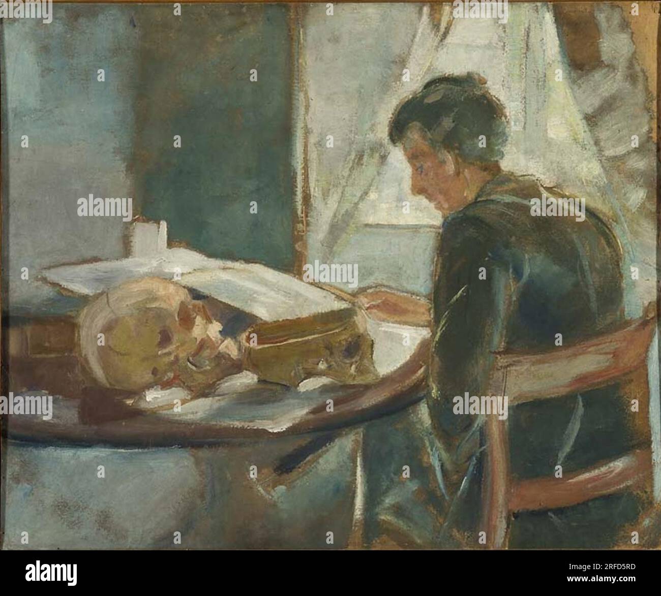 Andreas munch studying anatomy hi-res stock photography and images - Alamy
