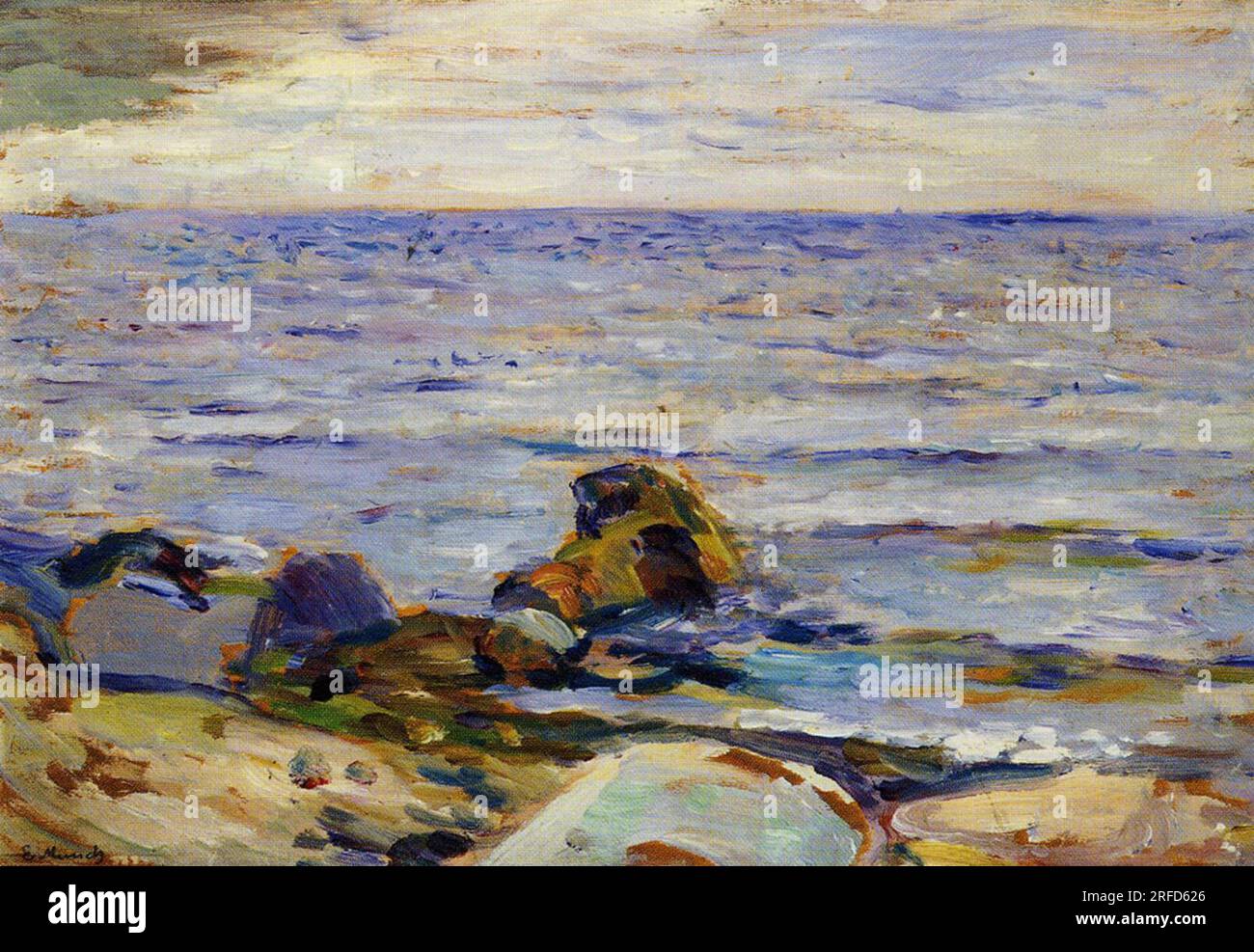 Beach Landscape 11 March 2022 by Edvard Munch Stock Photo - Alamy