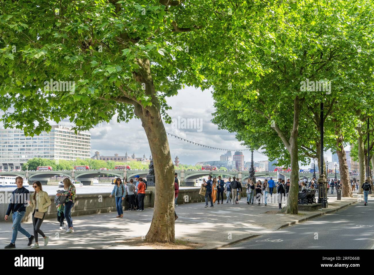 Victoria Embankment is part of the Thames Embankment, a road and river ...