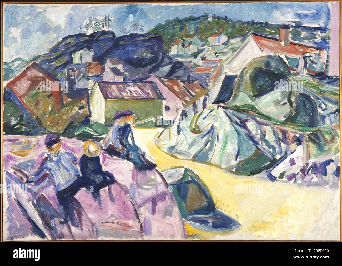 Children on the Crag 1910 by Edvard Munch Stock Photo - Alamy