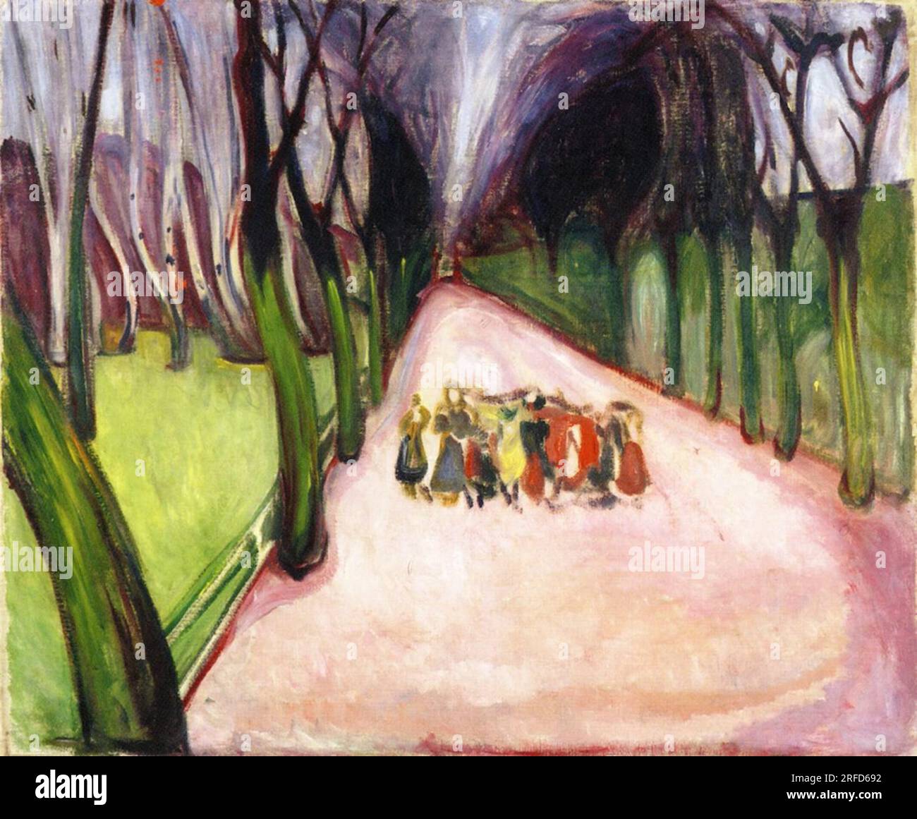Children on the Street 1906 by Edvard Munch Stock Photo - Alamy