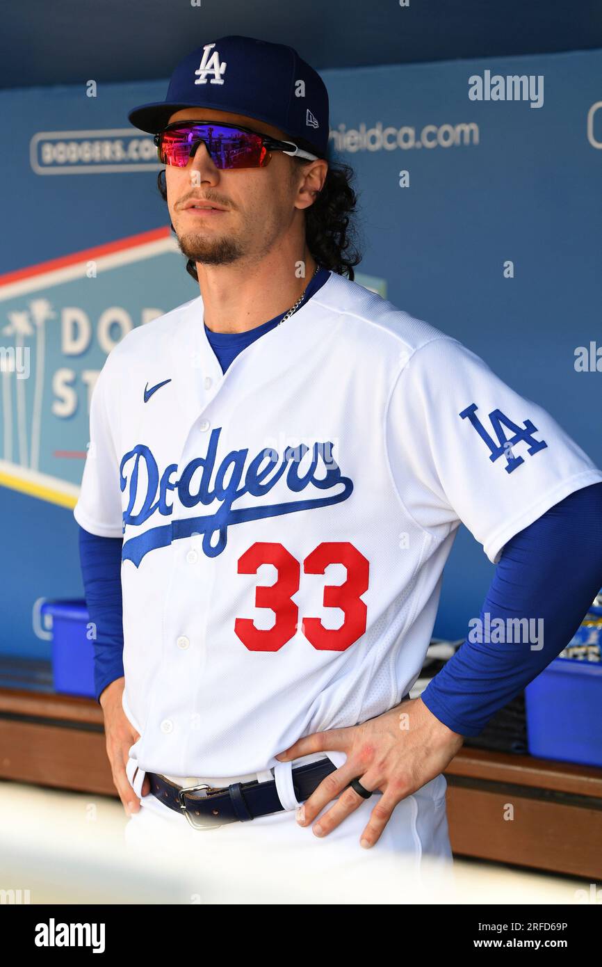 LOS ANGELES, CA - JUNE 04: Los Angeles Dodgers center fielder James ...