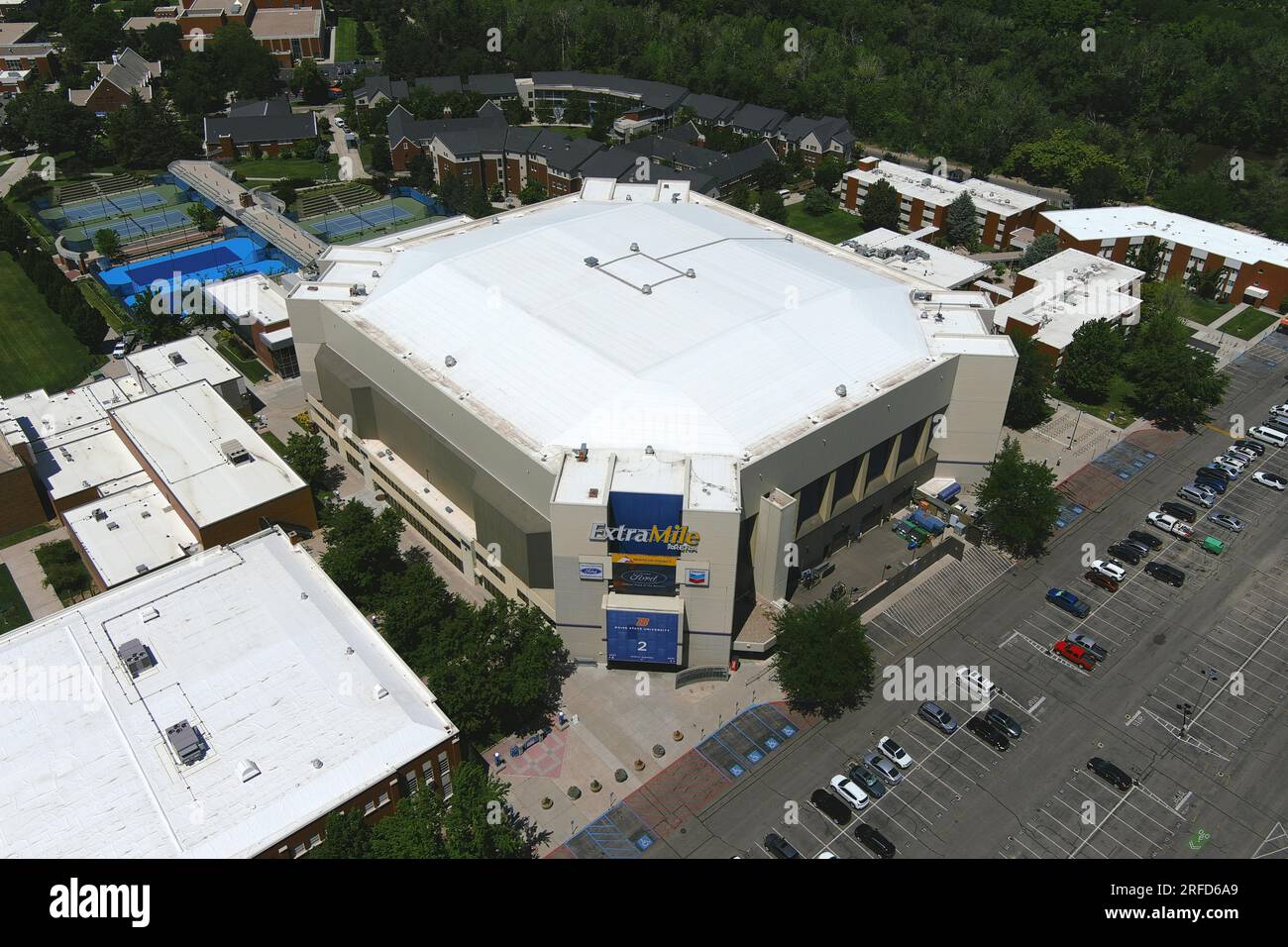Boise state university aerial hi-res stock photography and images - Alamy