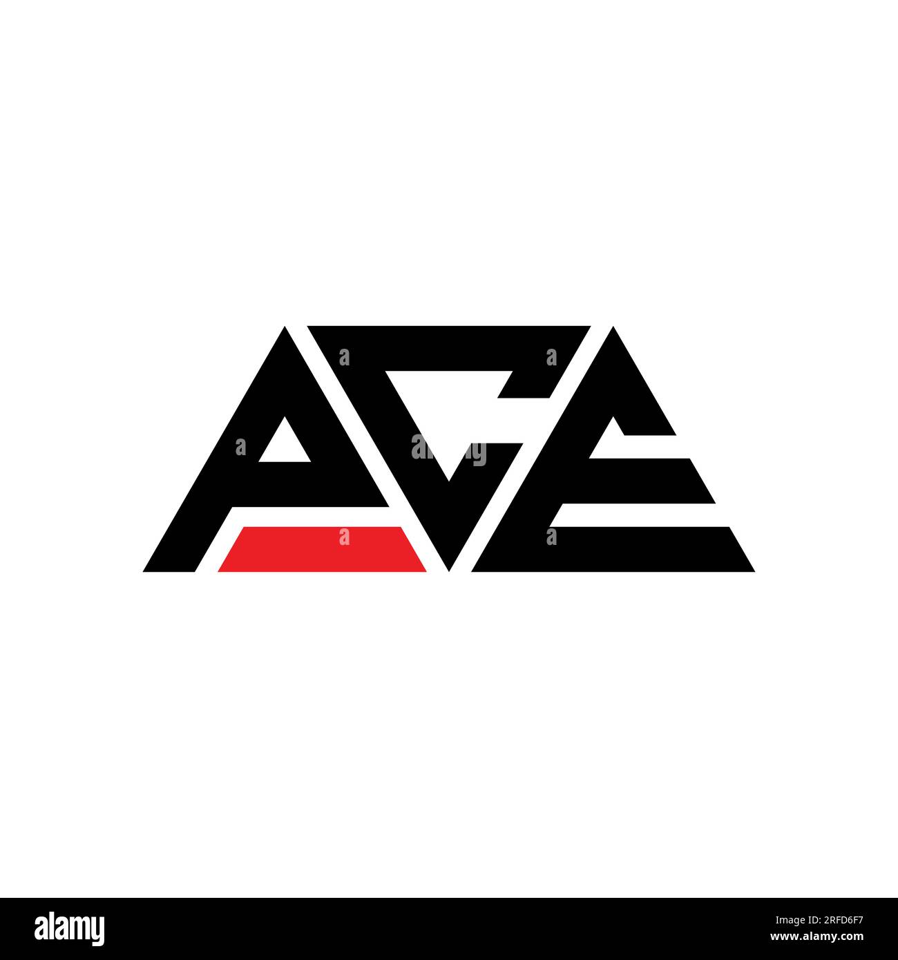 PCE triangle letter logo design with triangle shape. PCE triangle logo ...